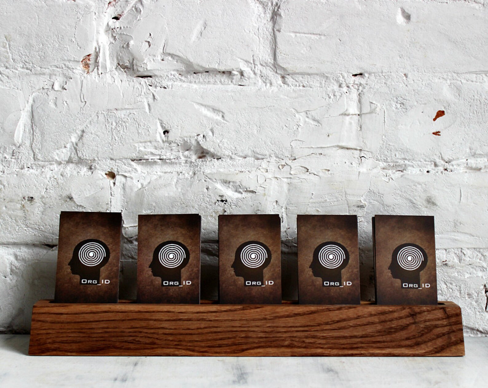 Office Card Holder Wooden Card Stand Business Card - Etsy