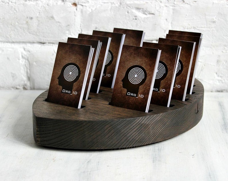 Multiple Business Card Display, Multi Slot Holder, Desk Card Holder ...