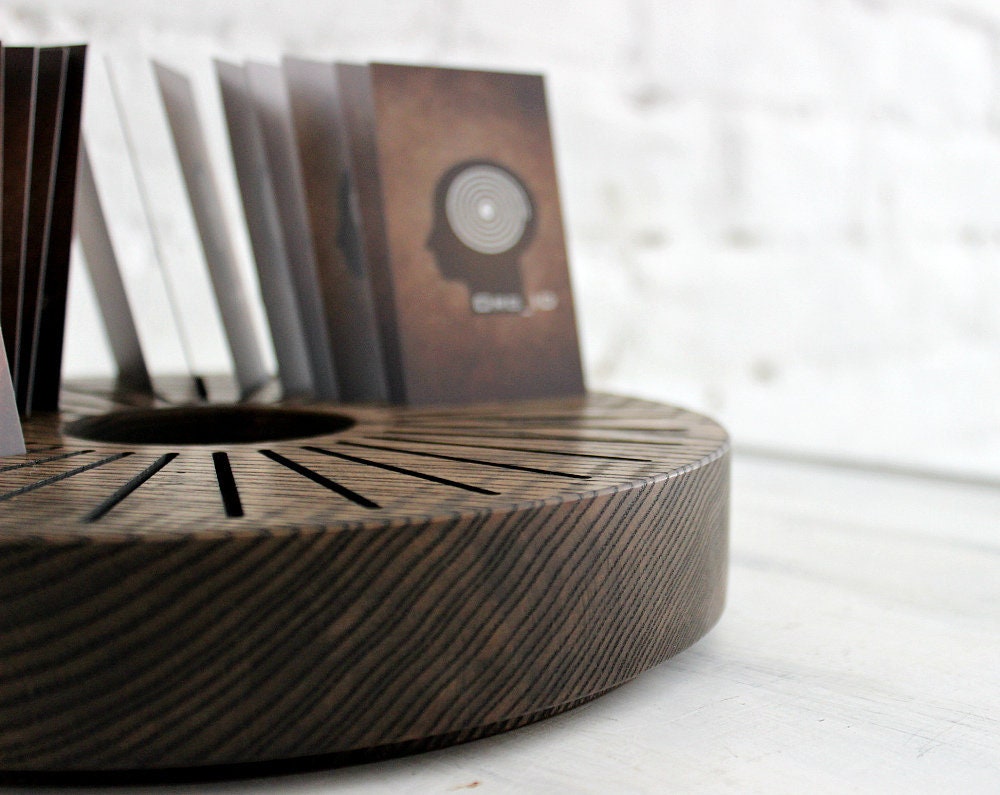 Vertical Card Holder Round Card Stand.business Card Holder, Greeting ...