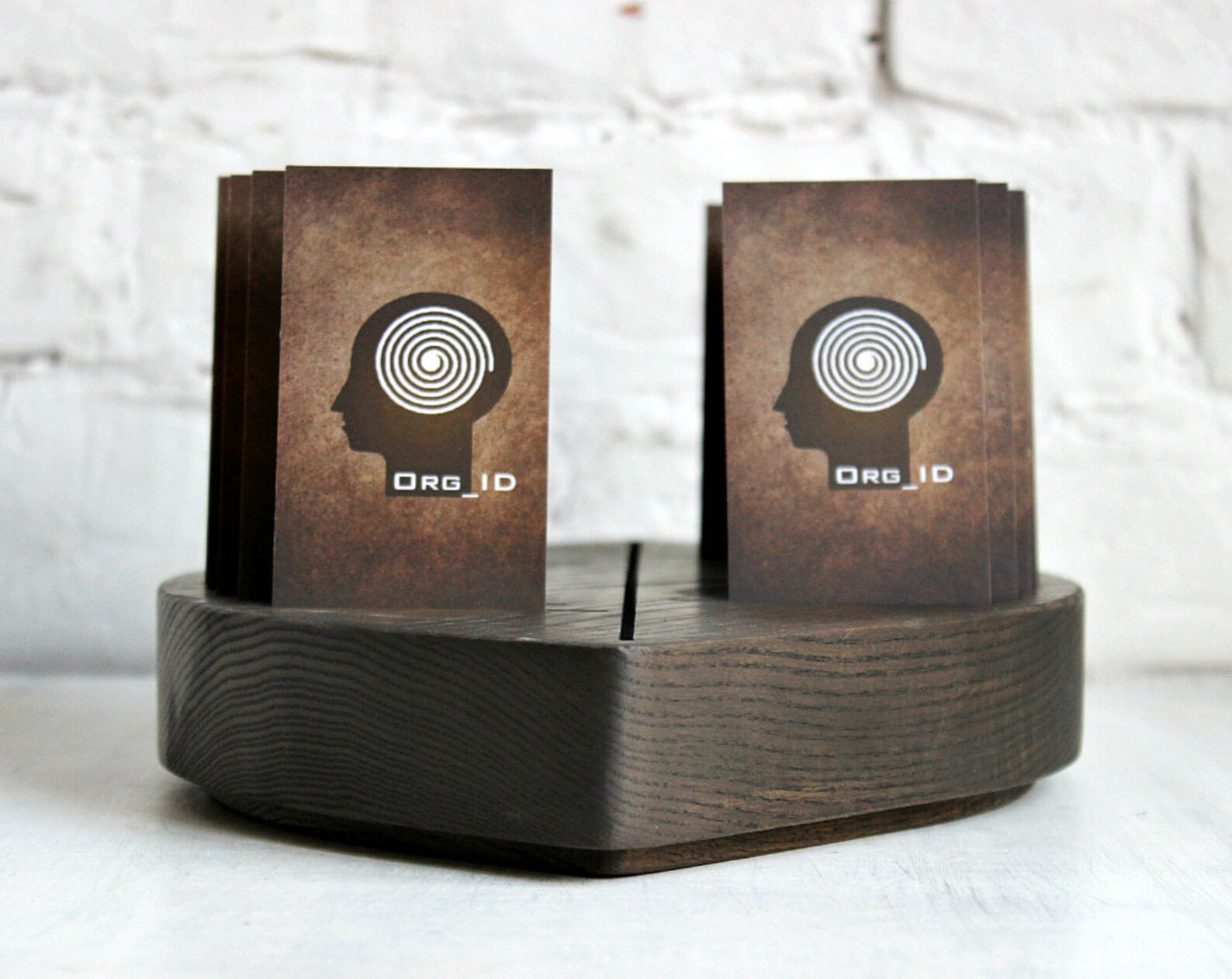 Vertical Card Holder Desk Card Standwood Card Display - Etsy