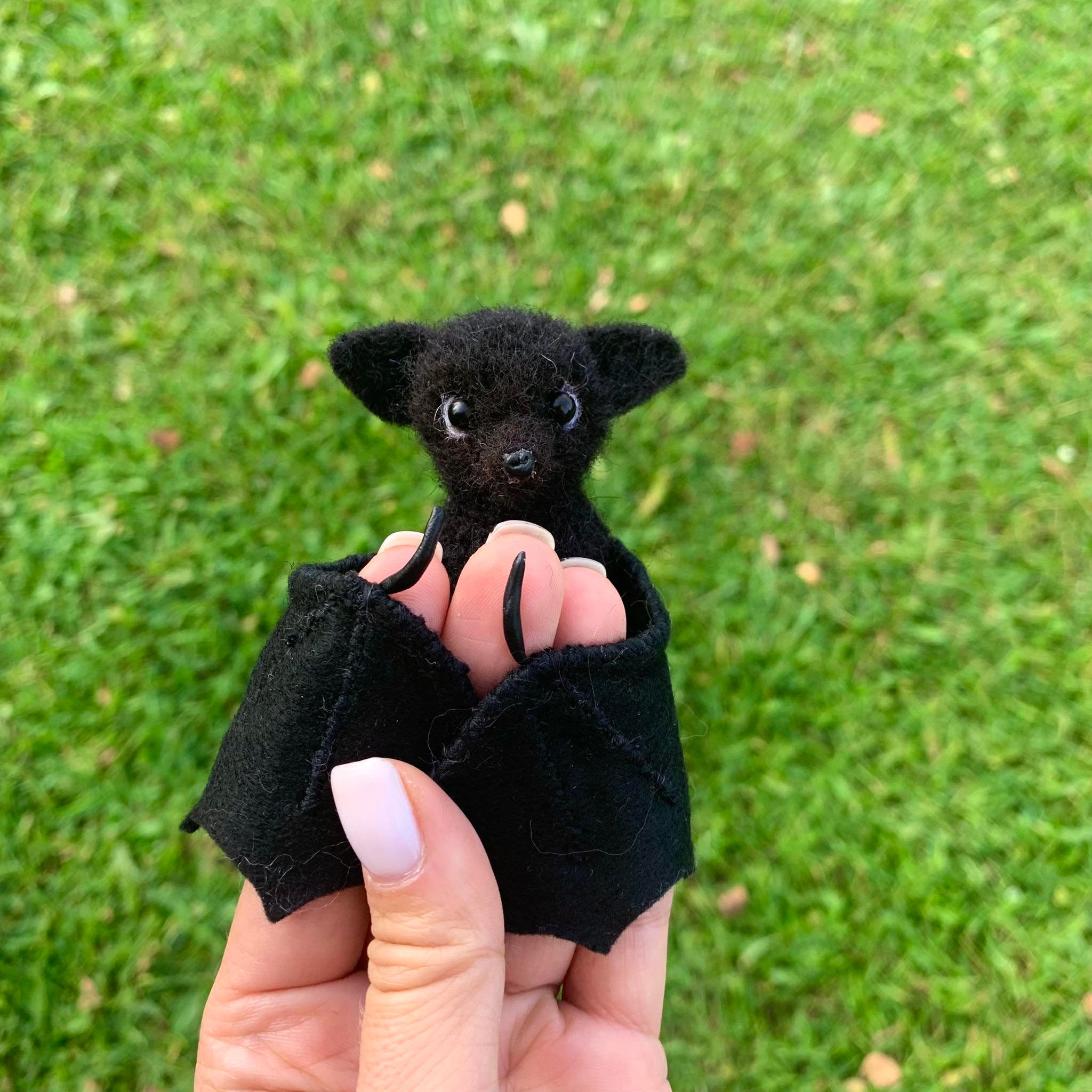 How to Create Needle Felted Realistic Bat With Movable Wings PDF ...