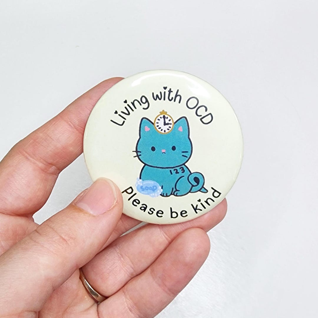 OCD- Obsessive-compulsive Disorder Pin - Etsy