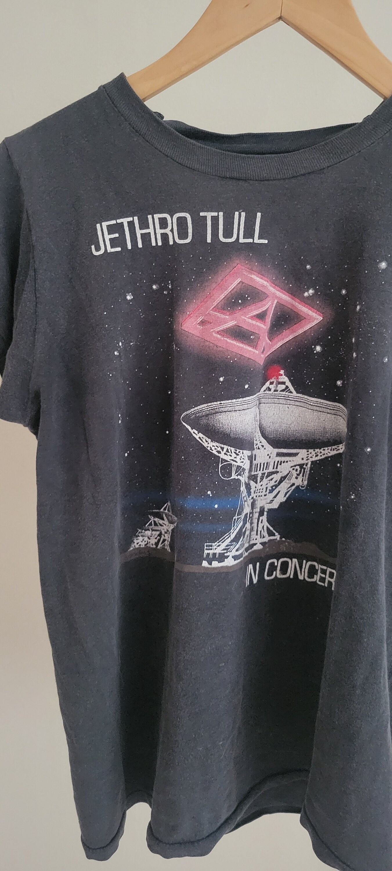 80s Jethro Tull A Concert Tee/single Stitch/vintage Size Medium/100% ...