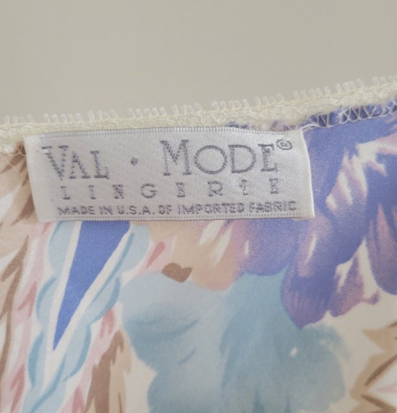 Vintage Val Mode Floral Slip/Nightie/Made in USA - Gem