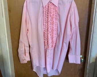 Pink Tuxedo Shirt - Etsy
