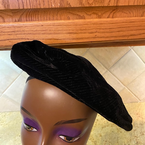 Velvet Beret - Etsy