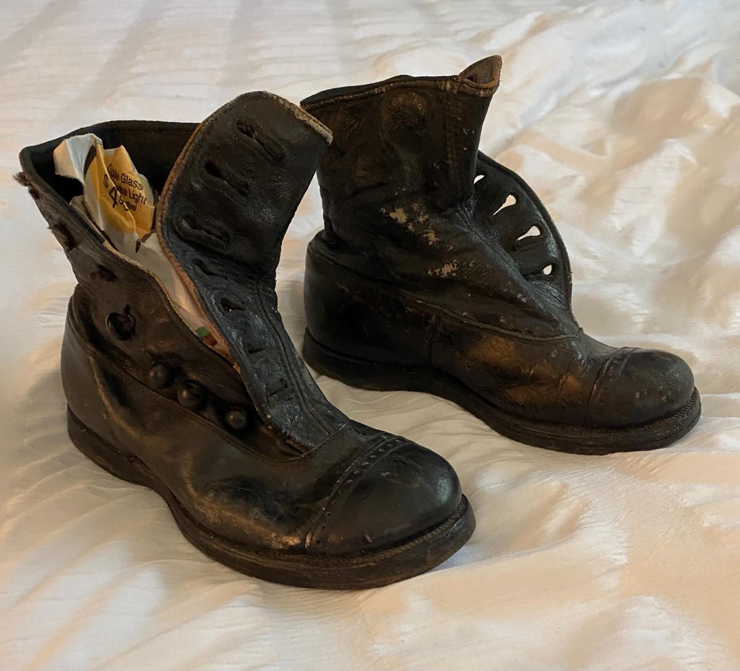 Antique Button Boots for Child - Etsy