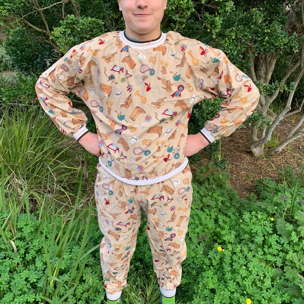 Mens Cowboy Pajamas - Etsy