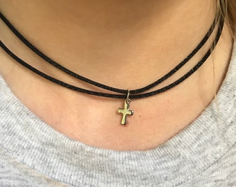 Cross choker | Etsy