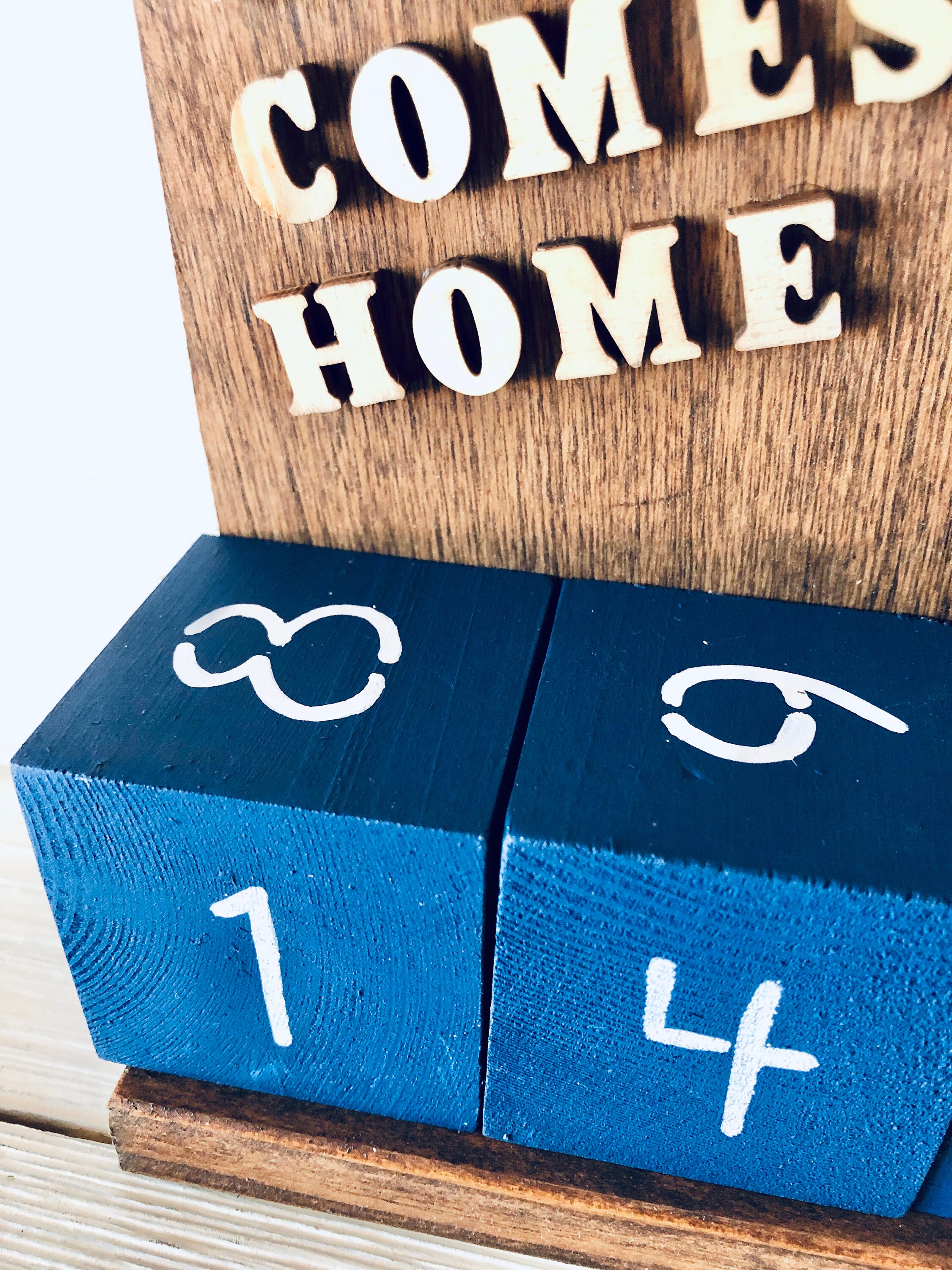 US Air Force Military Countdown Calendar Homecoming Gift for - Etsy ...