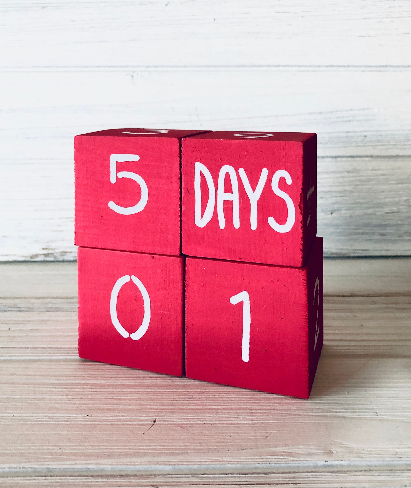 Happy Birthday Countdown Calendar Birthday Gift Gift for - Etsy