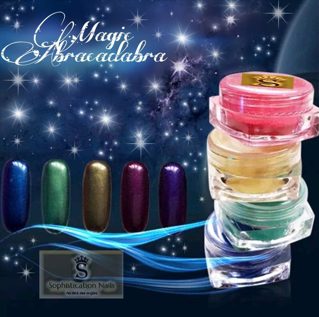 Magic Abracadabra Color Pigments for Semi-permanent Varnish or Gels - Etsy