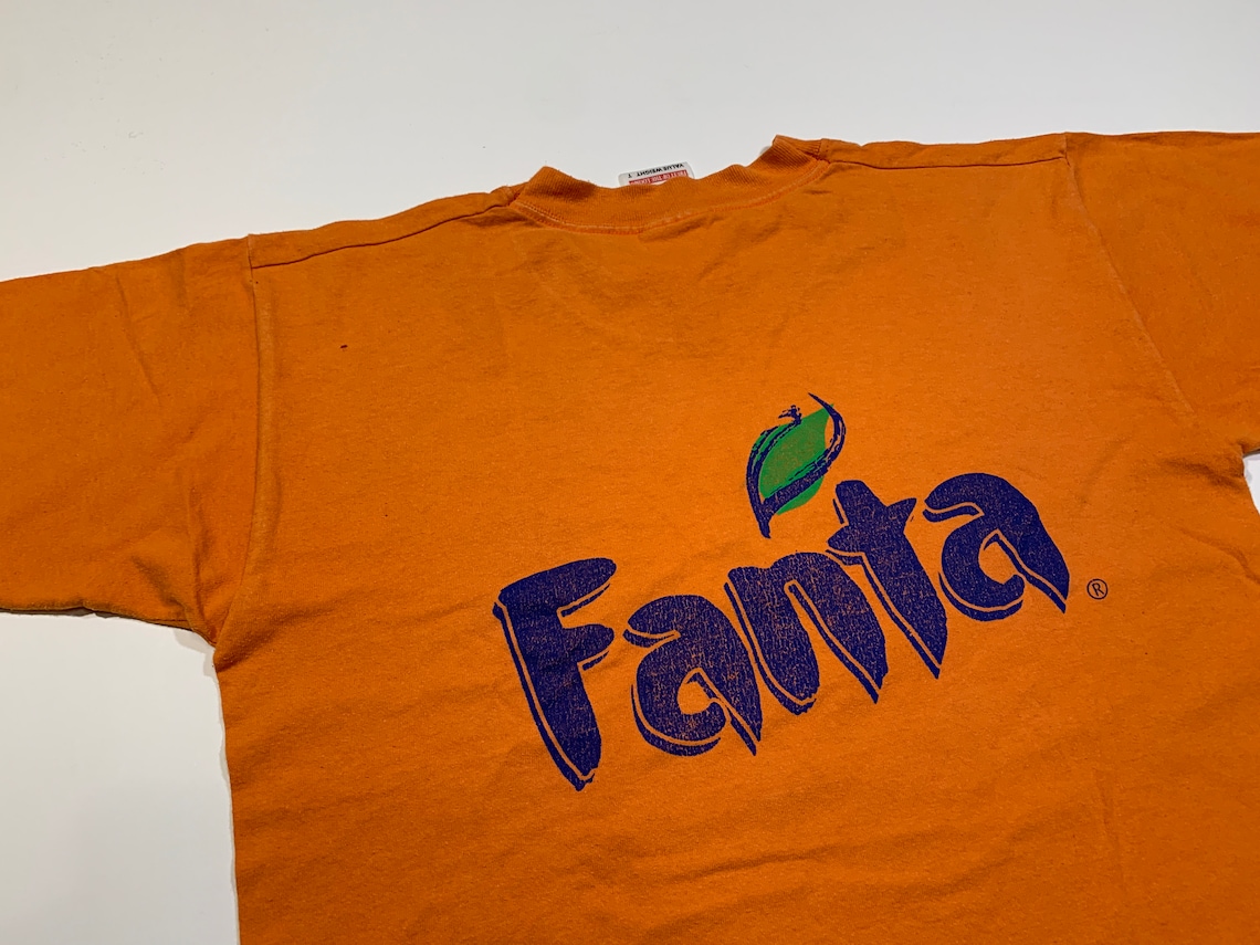 Vintage 90s Fanta T-shirt Retro Big Logo Brand Graphic Print - Etsy
