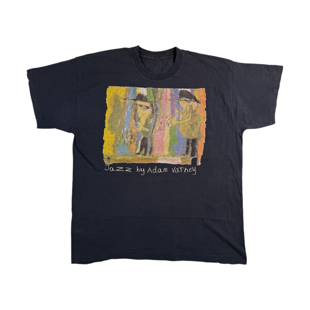 Vintage 90s Jazz by Adam Varney T-shirt Authentic Music Festival Single ...