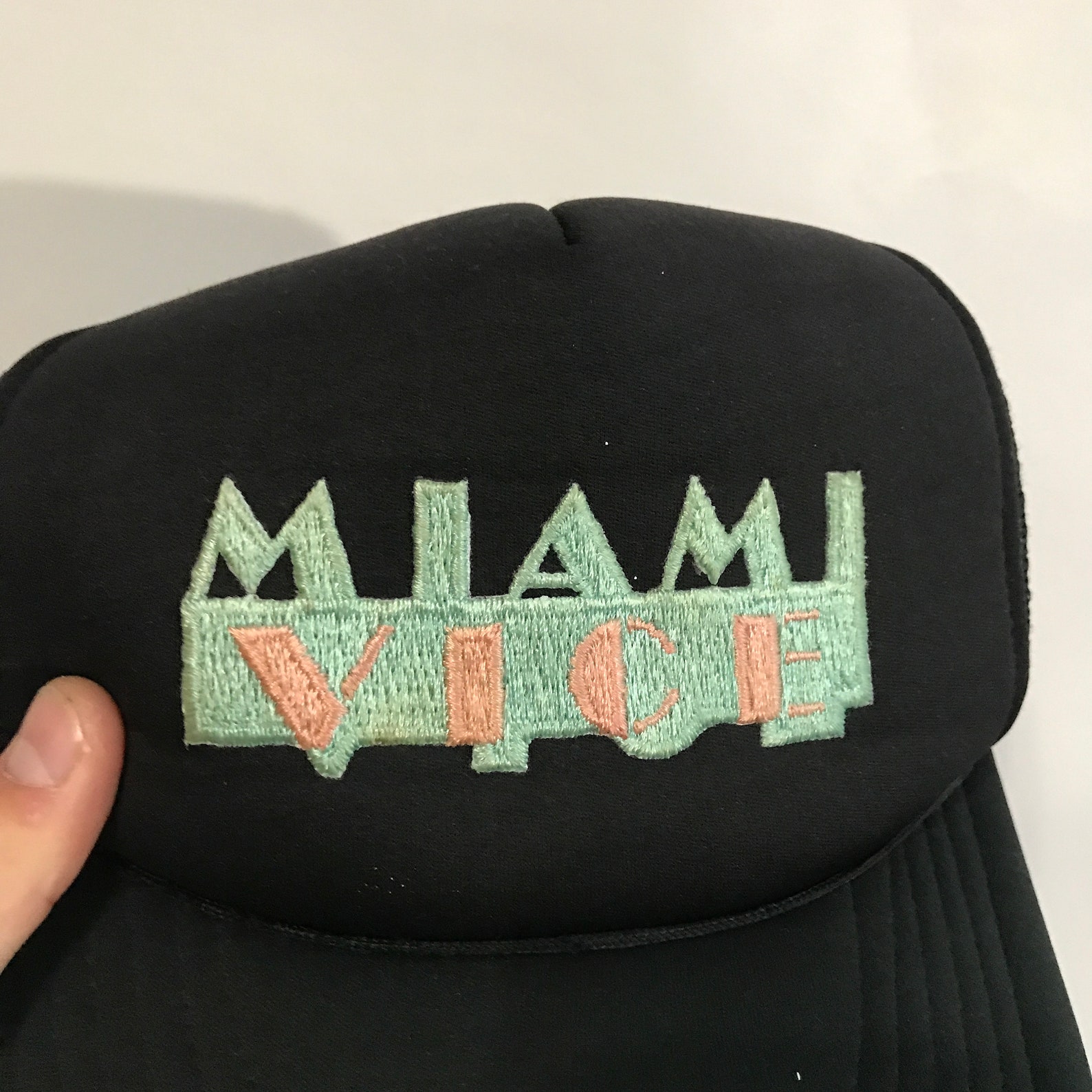 Vintage Miami Vice Trucker Distressed Cap Rare Crime Drama TV - Etsy