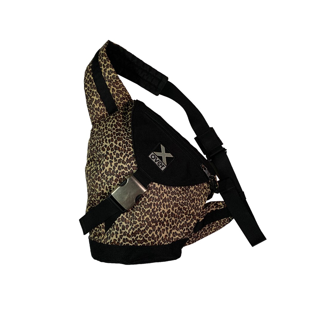 Vintage Sling Bag Retro Outdoor Y2k Gorpcore Streetwear Casual Leopard ...