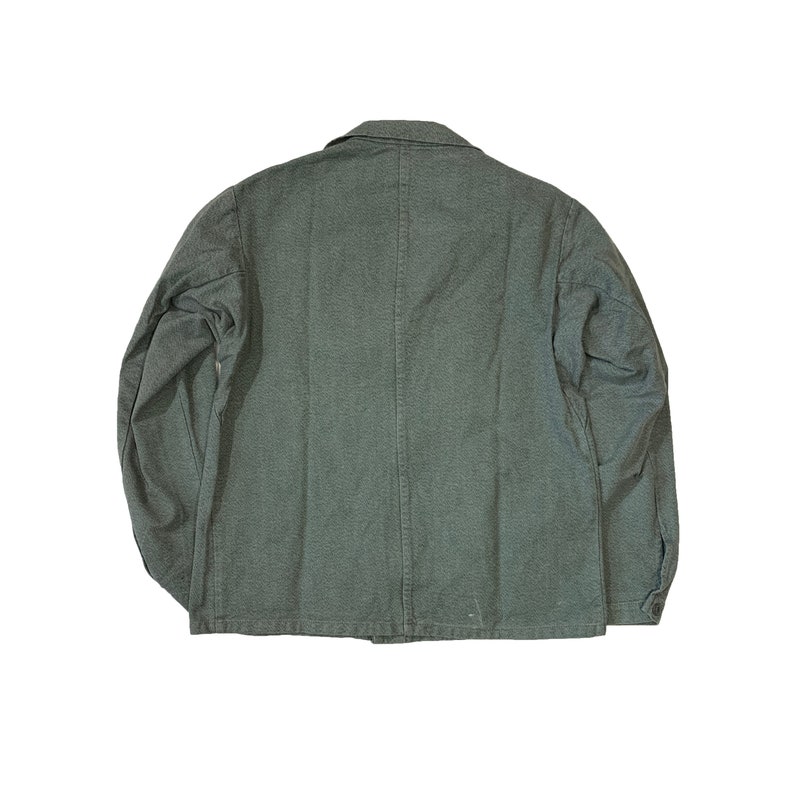 Vintage Worker Jacket Retro Workwear French Button Down Shirt German ...