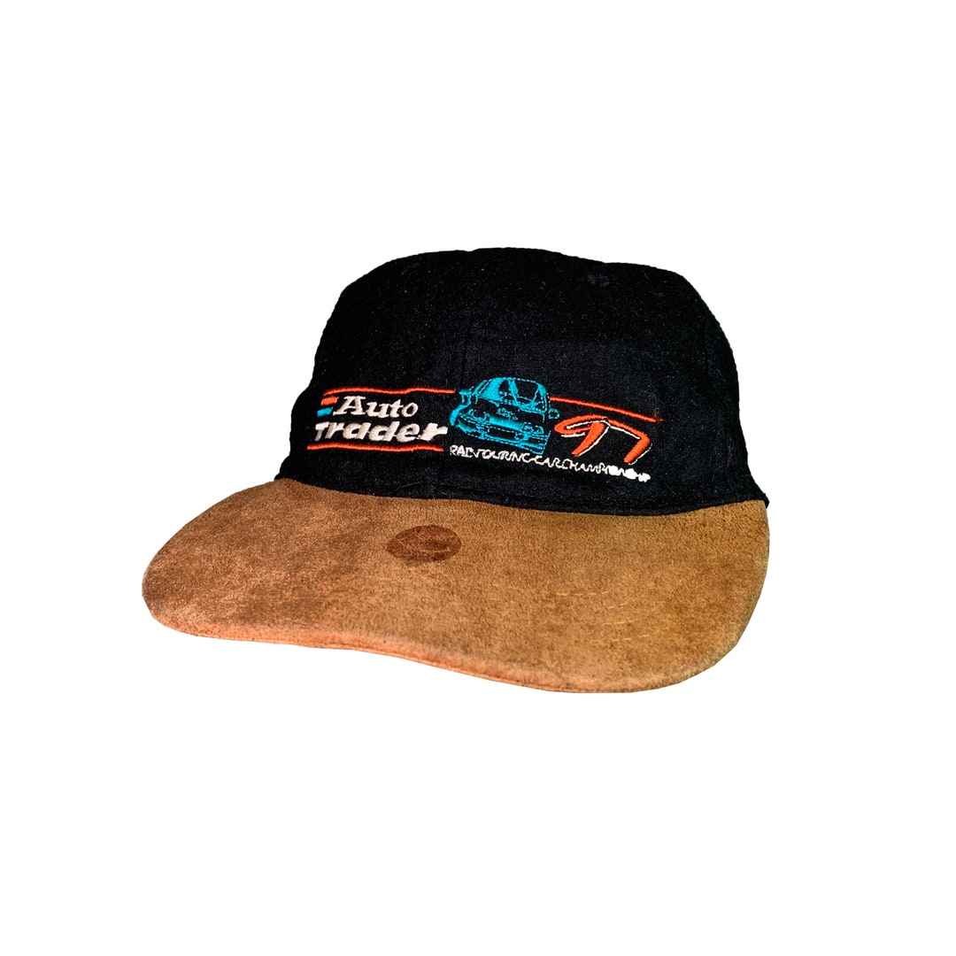 Vintage 1997 Auto Trader Hat Retro Suede Visor Touring Car Championship ...