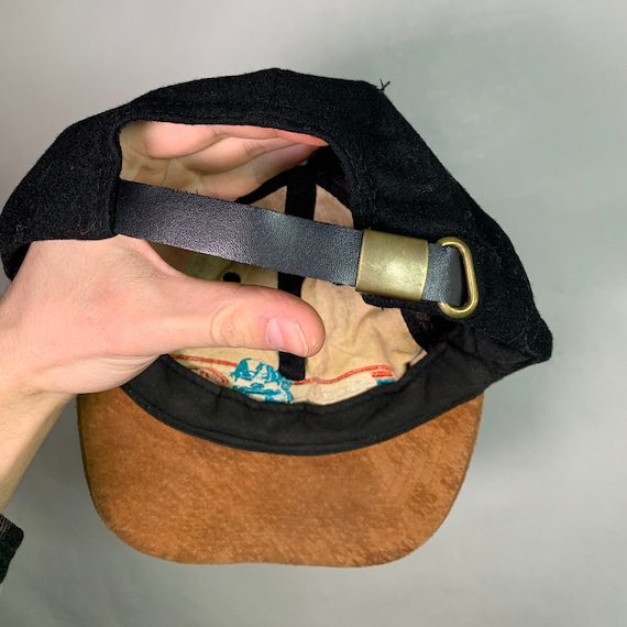 Vintage 1997 Auto Trader Hat Retro Suede Visor Tourin… - Gem