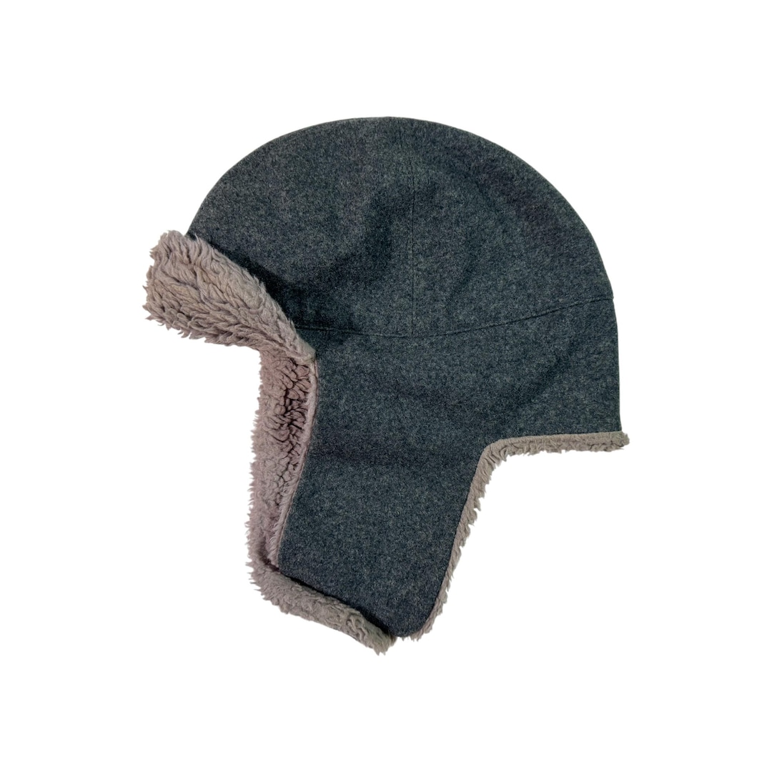 Vintage Swiss Army Winter Trapper Hat Retro Military Field Insulated ...