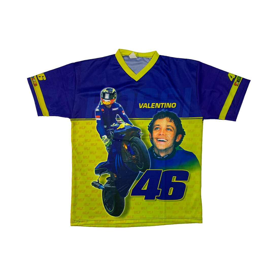 Vintage Valentino Rossi Jersey T-shirt Authentic 46 the Doctor Racing ...