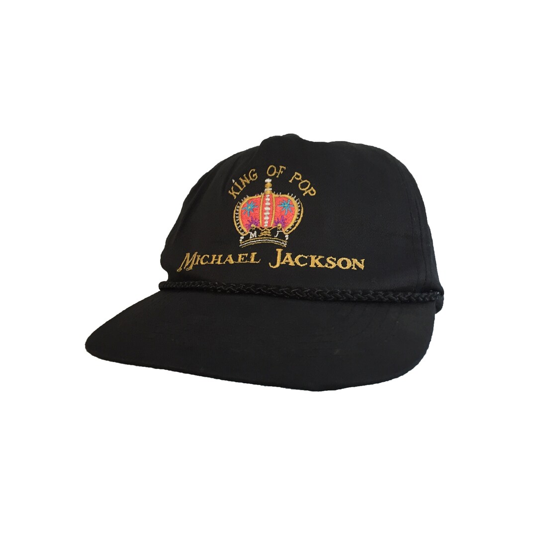 Vintage 90s Michael Jackson Cap King of Pop Rock R&B Music Band Promo ...