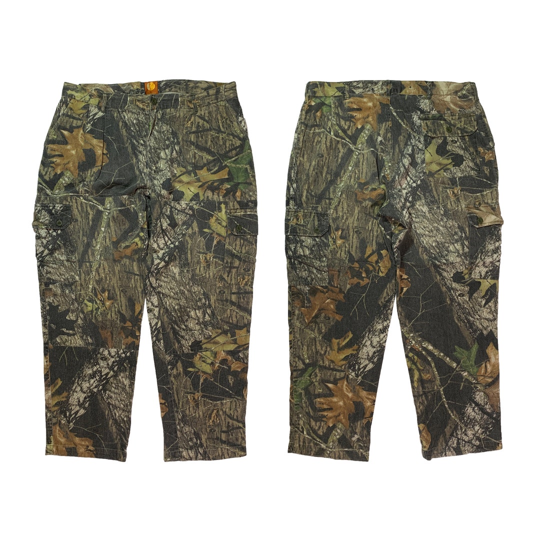 Vintage Real Tree Camo Cargo Pants Forest Mossy Oak Hunting Outdoor ...