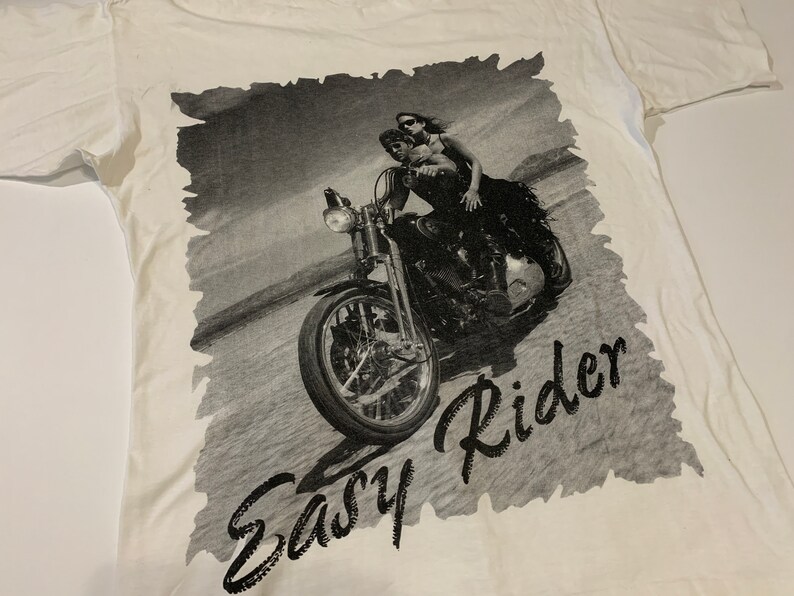 Vintage Easy Rider T-shirt Rare Movie Biker Drama Motorcycle - Etsy