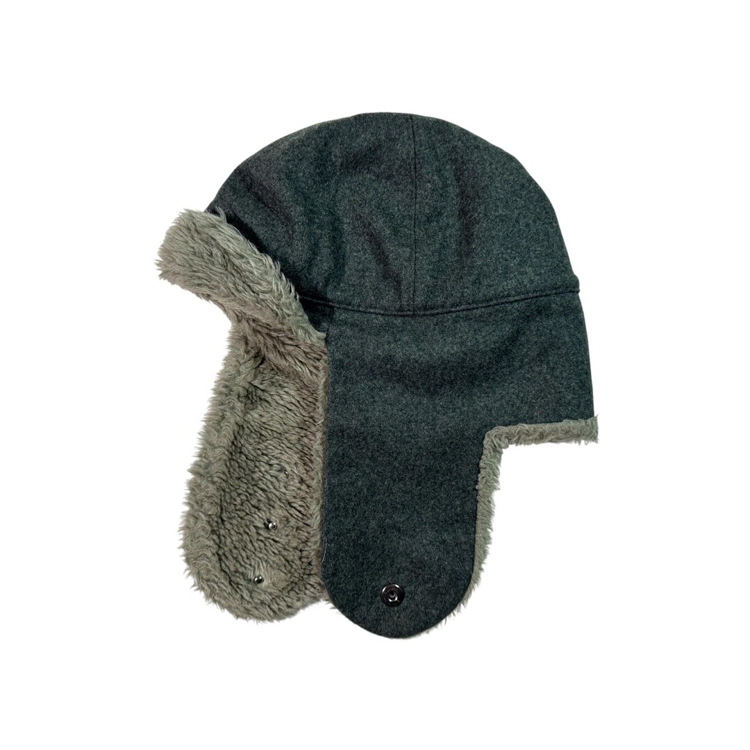 Vintage Swiss Army Winter Trapper Hat Retro Military Insulated Eared ...