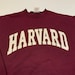 Vintage Harvard University Sweatshirt Distressed Rare College Varsity ...