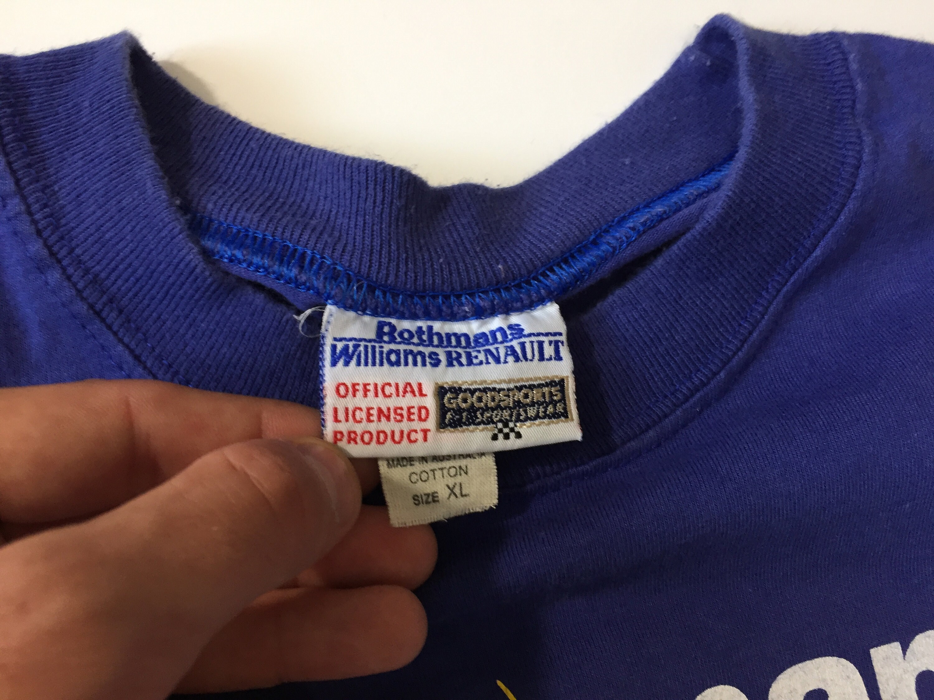 Vintage Rothmans Williams Renault T-shirt Rare Frand Prix FW16 | Etsy