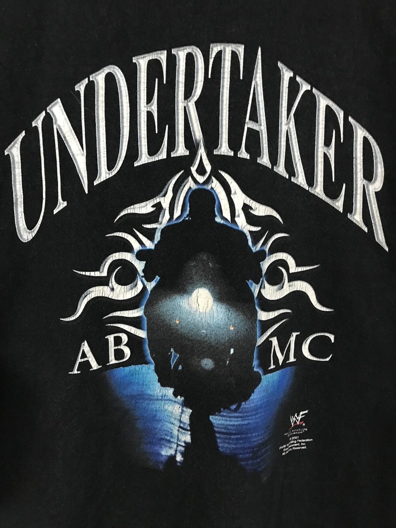 Vintage the Undertaker T-shirt Rare World Wrestling Federation | Etsy