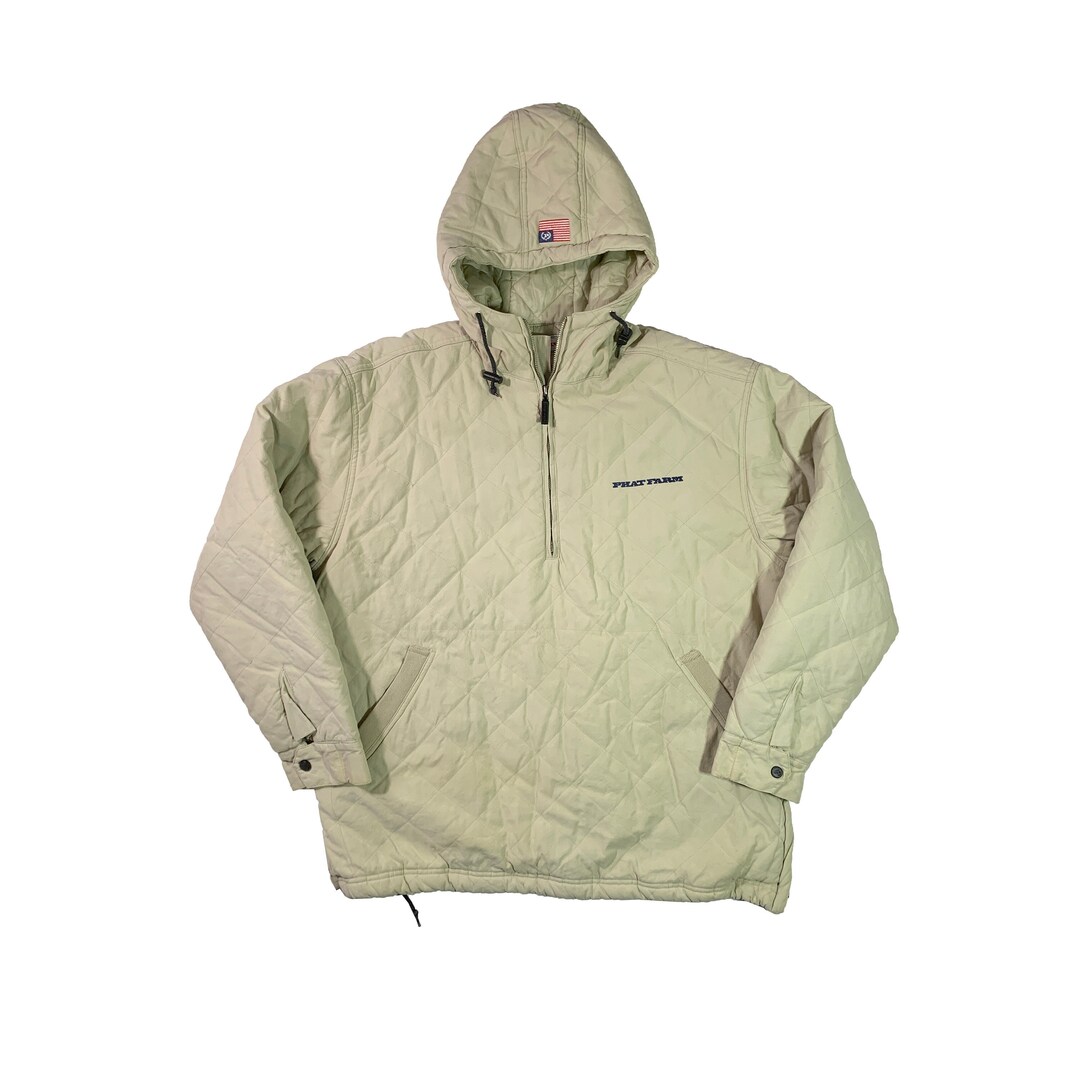Vintage Phat Farm Jacket Rare 1/2 Half Zip Anorak Y2k Hip-hop Rap ...