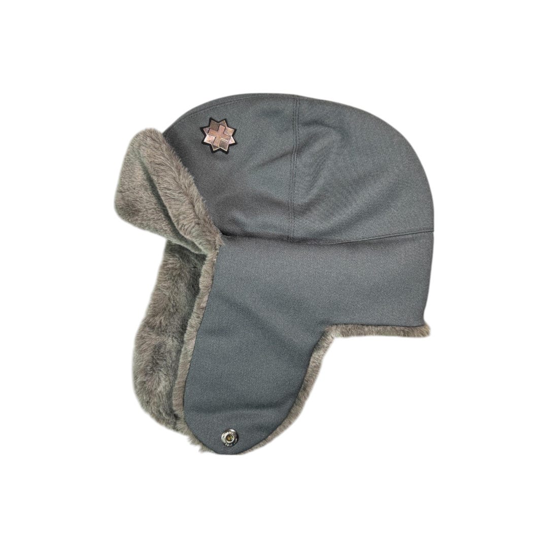 Vintage Swiss Army Winter Trapper Hat Retro Military Field Insulated ...