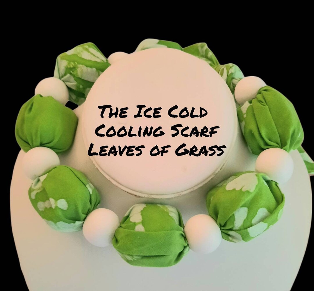 Ice Cold Cooling Scarf Leaves of Grass - Etsy