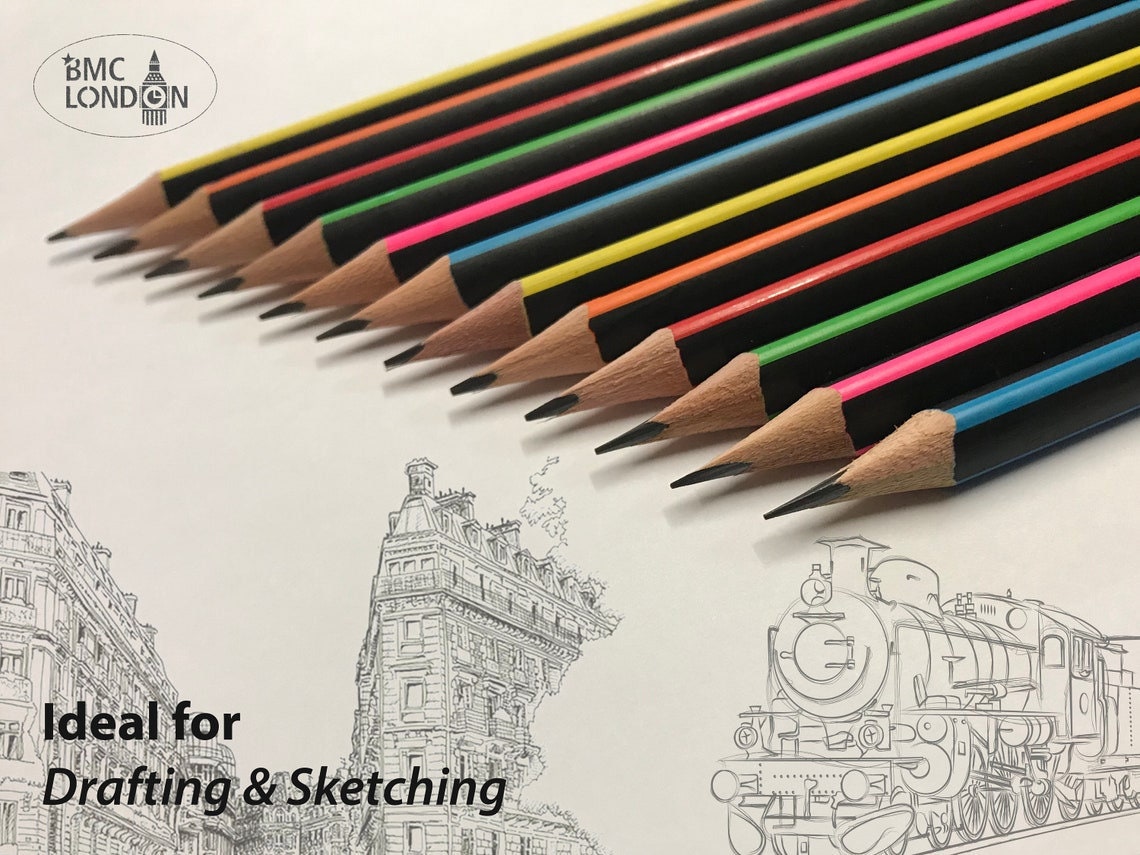 36x HB Pencils School Office Art Craft Drawing Break-Resistant Écrivain ...