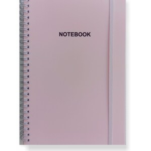 A5 PVC Cover Notebook Spiral Twin Wire Ruled Notepad Lines Journal ...