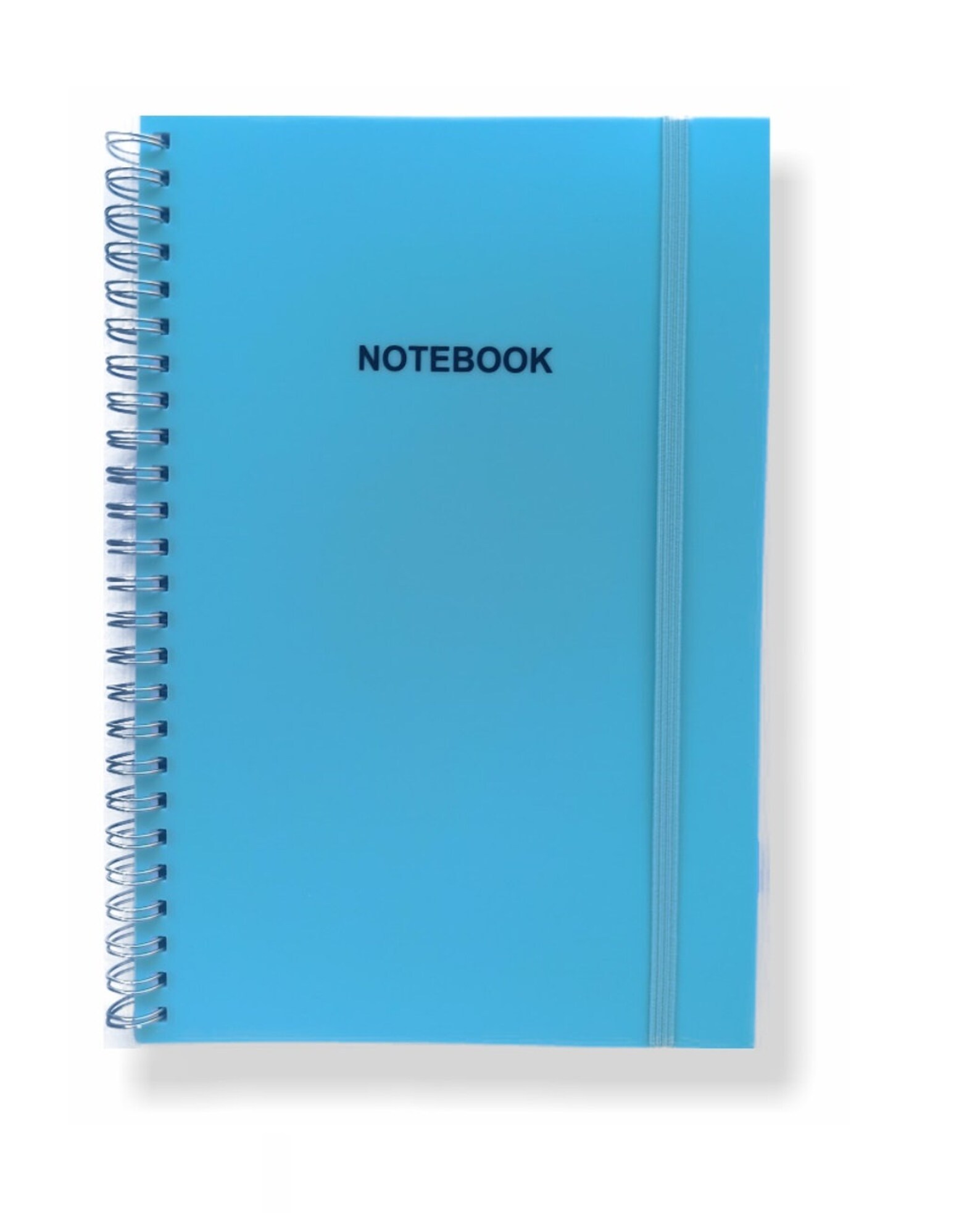 A5 PVC Cover Notebook Spiral Twin Wire Ruled Notepad Lines Journal ...