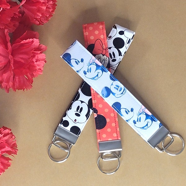 Mickey Mouse Wrist Keychain - Etsy