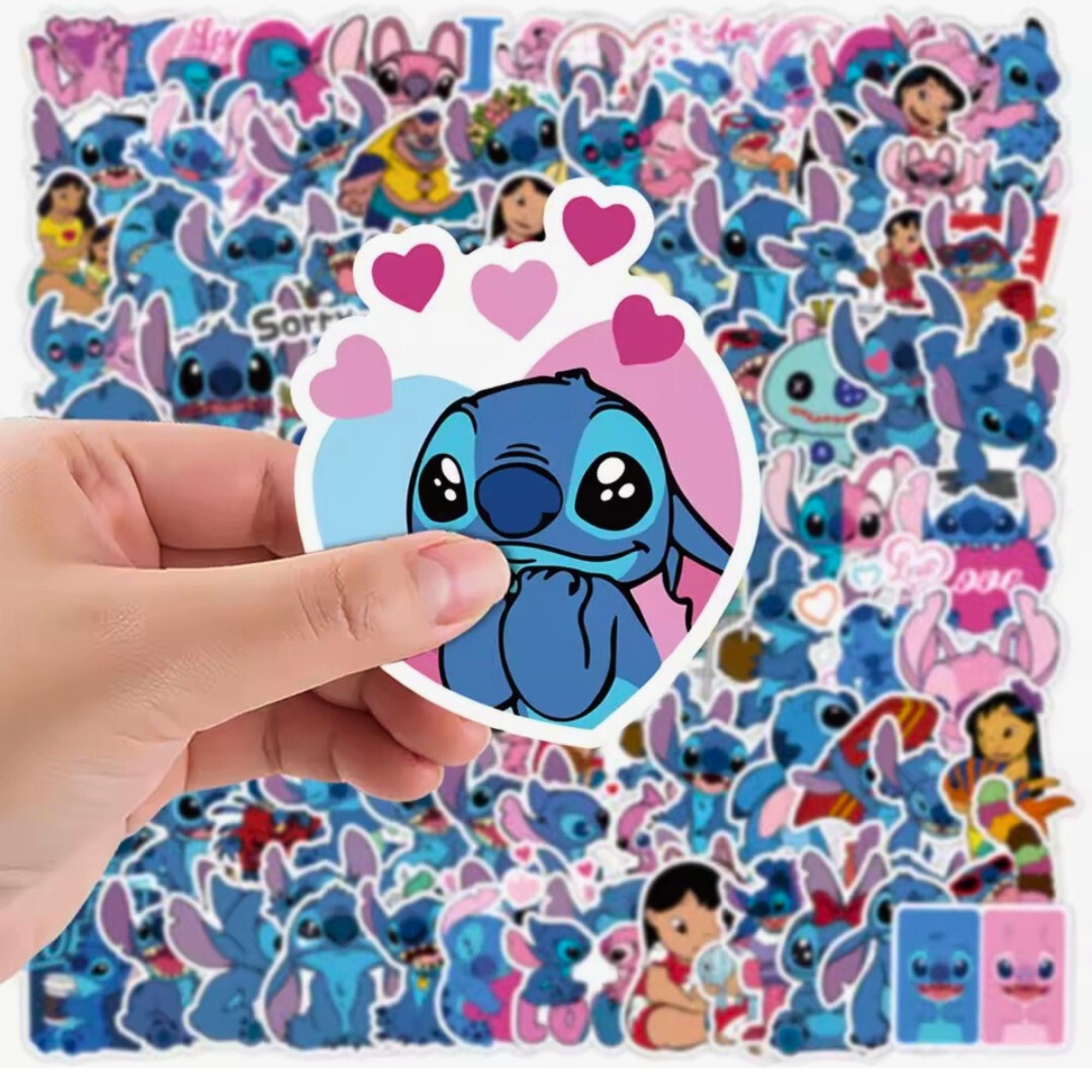 Lilo & Stitch Sticker Pack, Cartoon Decals Mystery Pack - Etsy