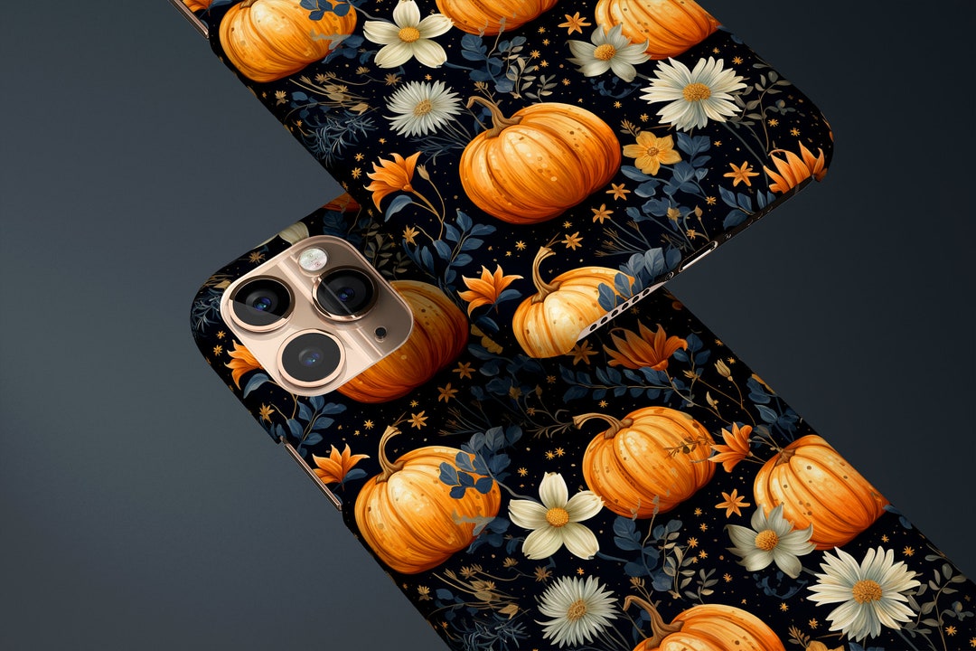 Fall Pumpkins Phone Case Botanical Boho Aesthetic Autumn Custom iPhone ...