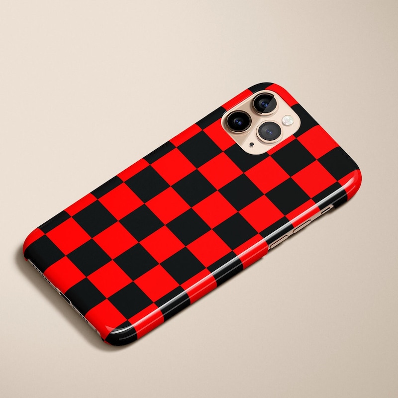 Checkered Phone Case - Etsy