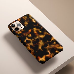 Tortoise Shell Phone Case Personalized Name Gift for Her Phone Case ...