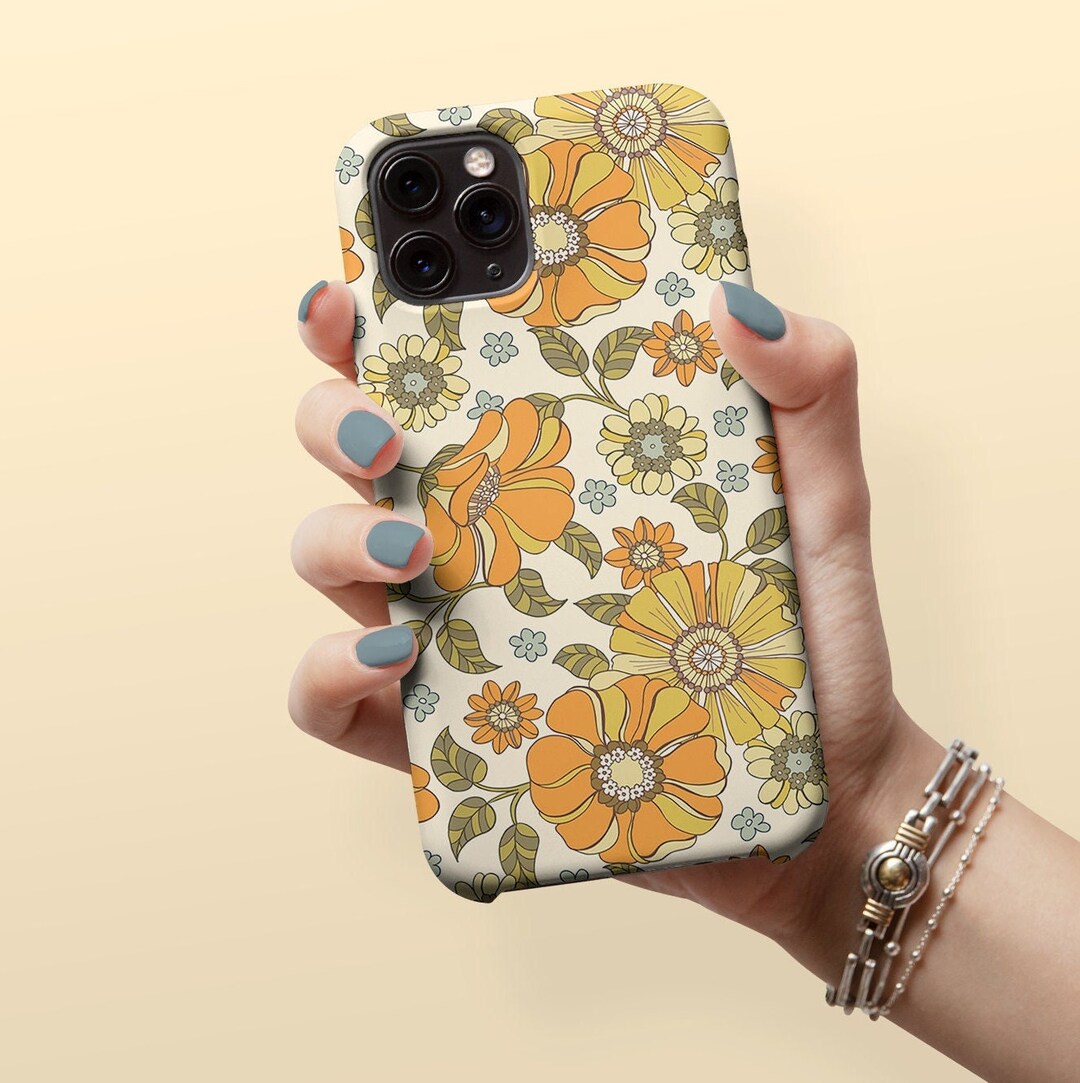 Groovy Flower Floral Daisy Retro Hippie Phone Case 60s 70s 80s Y2K ...