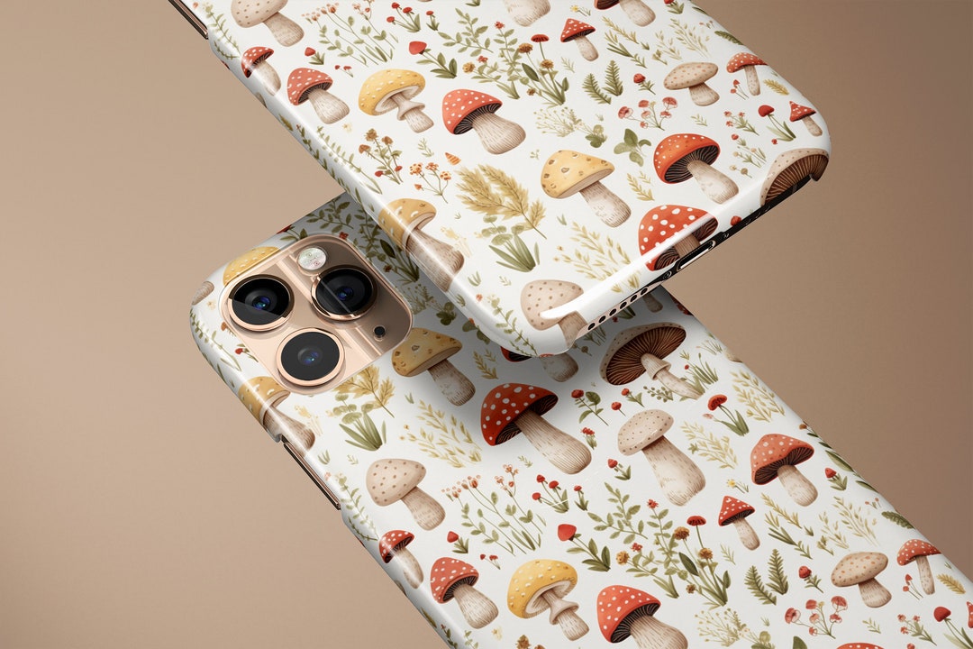 Mushroom 70s Y2K Retro Magic Shroom Phone Case Abstract Psychedelic ...