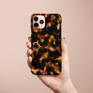 Tortoise Shell Phone Case Personalized Name Gift for Her Phone Case ...