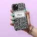 Composition Book Notebook Phone Case Black White Camo Aesthetic ...