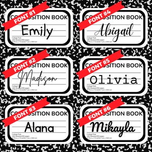 Composition Book Notebook Phone Case Black White Camo Aesthetic ...