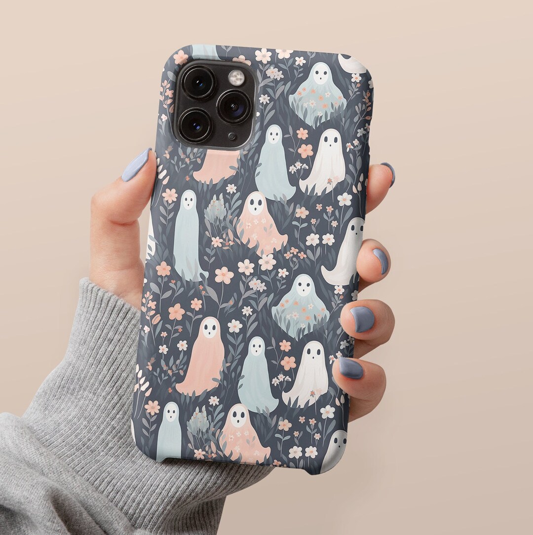Anime Halloween Ghost Phone Case Japanese Yūrei Cover Custom Name Phone ...