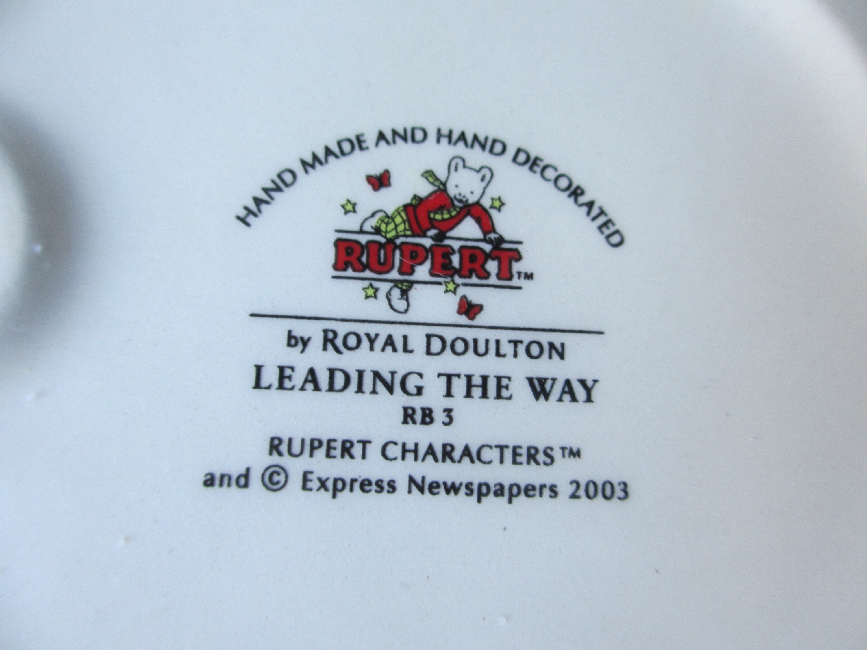 Royal Doulton Rupert Bear China Figure, Leading the Way, 5 Inch - Etsy UK